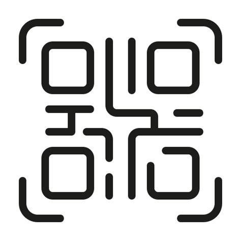 Qr Code Generic Detailed Outline Icon