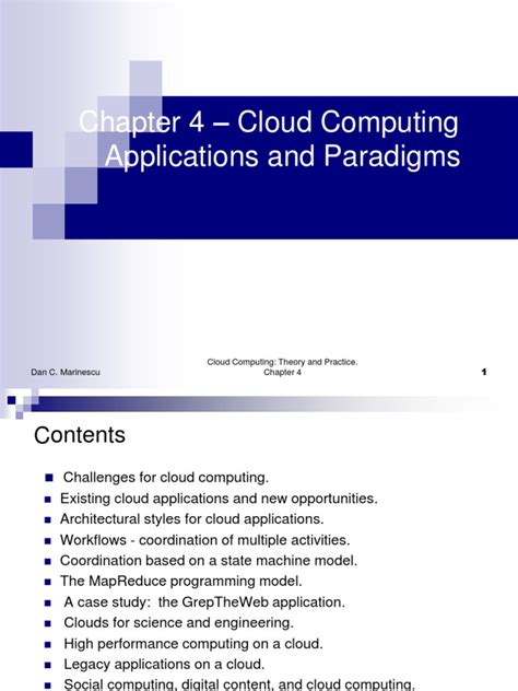 Cloud Computing Applications And Paradigms Pdf Clientserver Model