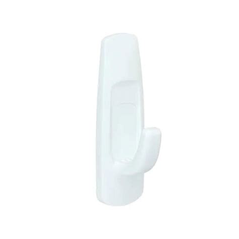 3M Command Utility Hooks Large 1 Hook And 2 Large Strips 2 2kg Holding Power White BuysBest