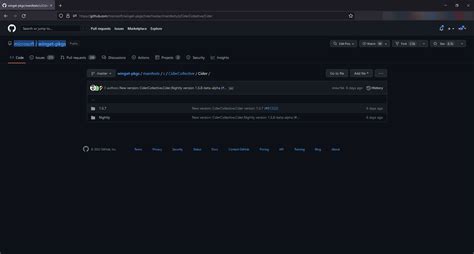 Bug N Does Not Update Ciders Version · Issue 116 · Winget