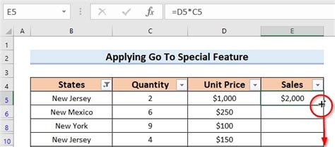 How To Select Only Filtered Cells In Excel Formula Select Visible Cells Only Earn And Excel