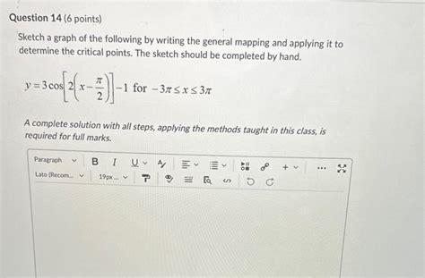 Solved Sketch A Graph Of The Following By Writing The Chegg Com
