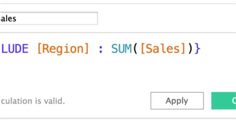 Level Of Detail Expressions Lod In Tableau Exclude
