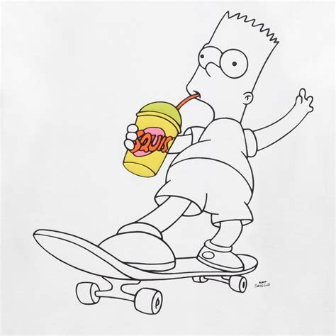How To Draw Bart Simpson On A Skateboard Artofit