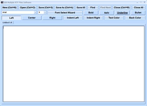 Edit Multiple Rtf Files Software