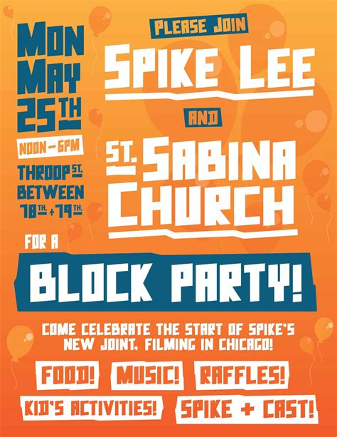 Free Printable Block Party Flyer Templates Word Ideas