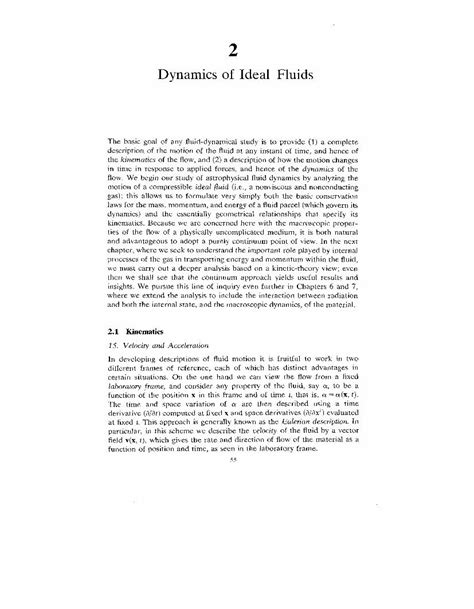 Pdf Dynamics Of Ideal Fluids Dokumen Tips