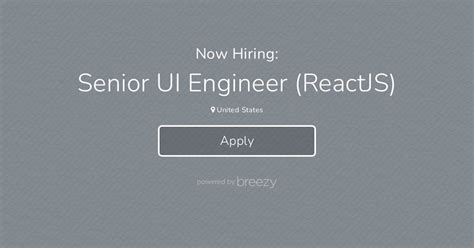 Senior Ui Engineer Reactjs At Reveleer