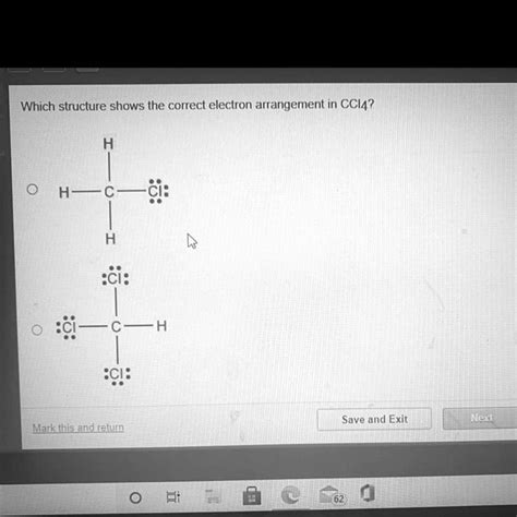 Which Structure Shows The Correct Electron Arrangement In Ccl4 Gaviki