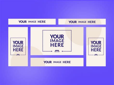 Google Display Ad Set PSD Mockup Generator Mediamodifier