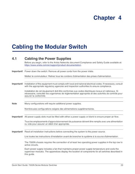 Pdf Cabling The Modular Switch Arista Networks · Cabling The