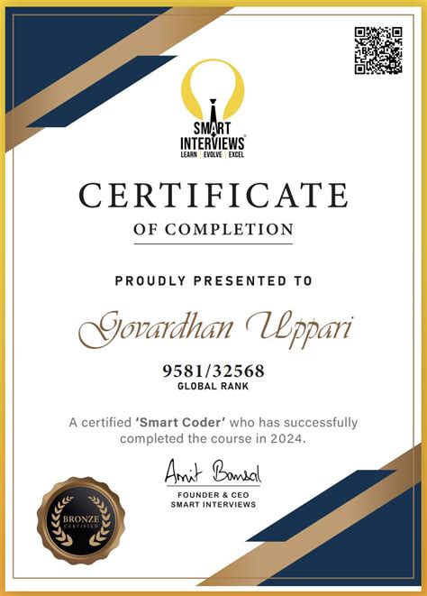 Uppari Govardhan On Linkedin Smartinterviews Coding Technicalskills Learningneverstops