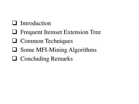 Ppt Algorithms For Mining Maximal Frequent Itemsets A Survey Powerpoint Presentation Id