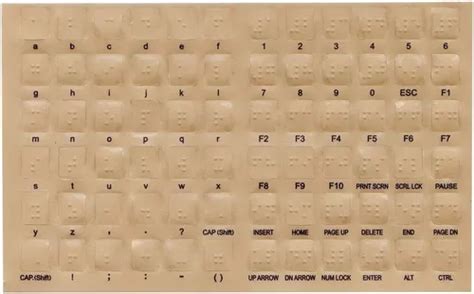 Datacal Braille Pegatinas Para Teclado Para Ciegos Y Perso Envío Gratis