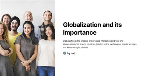 Globalization And Its Importance