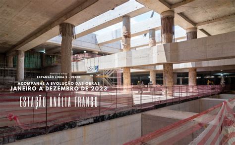 Estação Anália Franco Do Metrô Acompanhe A Construção Até Setembro De