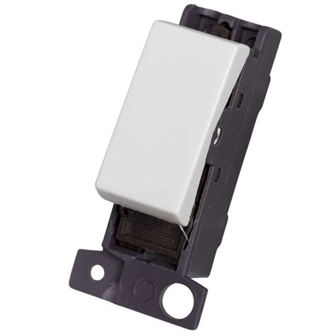 Scolmore Click Mini Grid 10a Intermediate Switch Module White Md028wh Cef