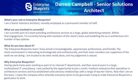 Enterprise Blueprints On Linkedin Solutionarchitecture Enterprisearchitecture