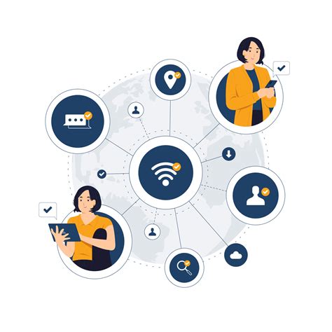 Social Network Global Connection World Business Communication Worldwide Community Cooperation