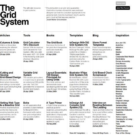The Divine Grid Creative Grid Style Website Designs