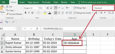 How To Calculate Age In Excel With Multiple Examples