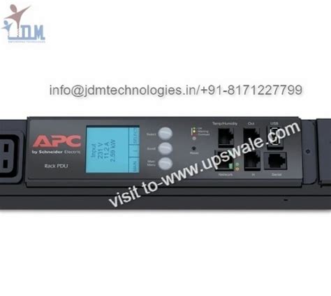 APC Make Vertical Rack PDU 2G Metered By Outlet With Switching 32A 230V 21 C13 3 C19 At