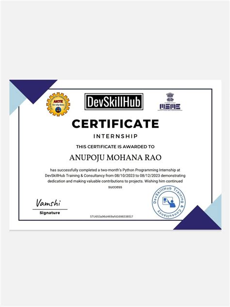 Hi Everyone👋🏻🤗 Today I Received My Completed Two Months Python🐍 Programming Internship