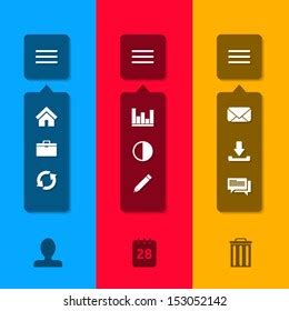 3 473 Dropdown Menu Design Images Stock Photos Vectors Shutterstock