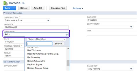 How To Create An Invoice In The NetSuite Legacy Tax Adapter For GTD Help Center