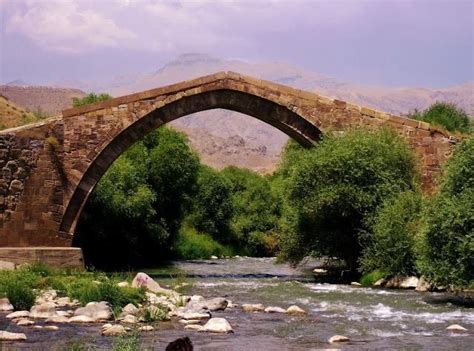 Sur Kamurj The Pointy Bridge On Arpa River Armenia Is A Medieval