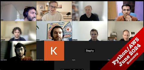 🎧 Eric Riddoch On Linkedin The First Cohort Of The Pythonaws Bootcamp
