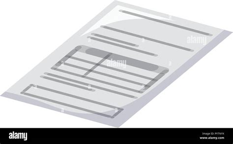 Invoice Over White Background Vector Illustration Stock Vector Image Art Alamy