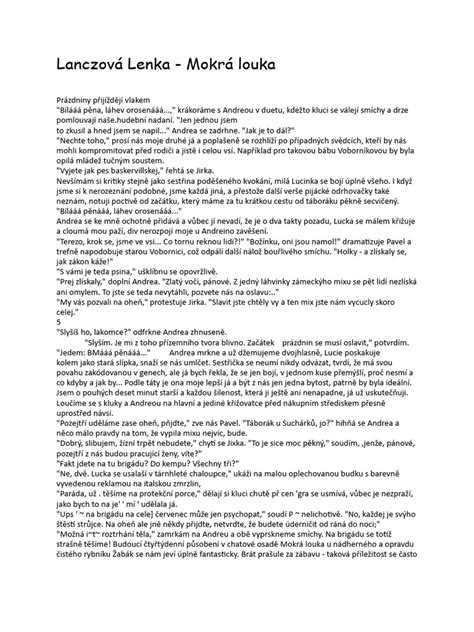 Lanczová Lenka Mokrá Louka Pdf