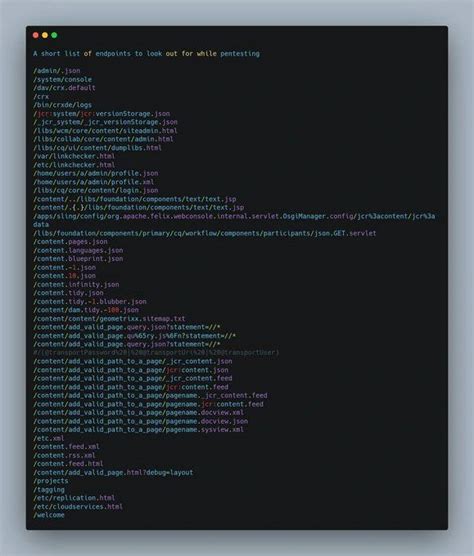endpoints to look while testing deepak saini 🇮🇳 🕉️ 🚩