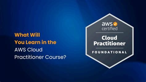 What Will You Learn In The Aws Cloud Practitioner Course