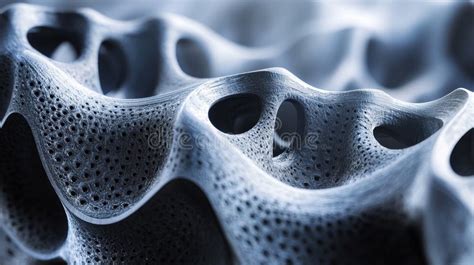 Detailed View Of A Ceramic Matrix Composite For Aerospace Applications Stock Illustration