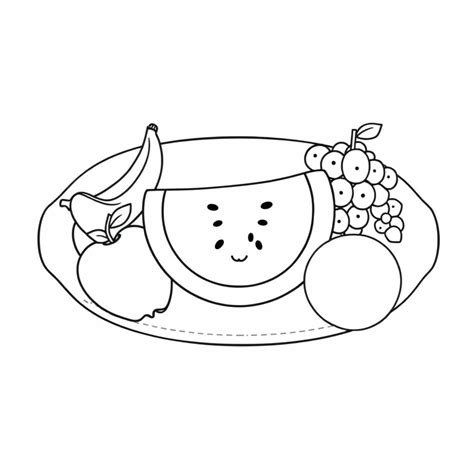 무료 수박 색칠하기 그림 신선하고 달콤한 수박 색칠 도안 모음