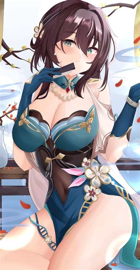 Ruan Mei Honkai And 1 More Drawn By Kuroblackpgmickey Danbooru