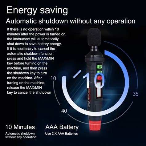 Sound Level Meter Meter Display With Sound Meter Noise 30 130db Decibel Portable Decibel Meter