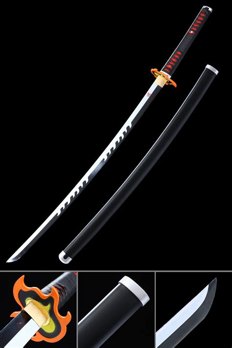 Tanjiro Sword Tanjiro Kagura Sword Demon Slayer Sword Kimetsu No Yaiba Sword Nichirin