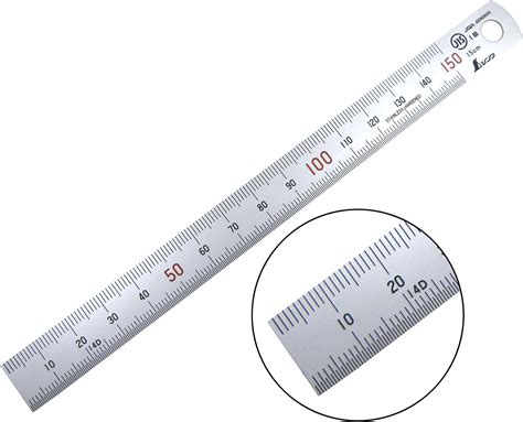 Shinwa 150 Mm Rigid 15 Mm X 05 Mm Zero Glare Satin Chrome Stainless