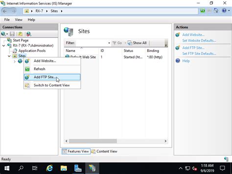 Windows Server FTP User Isolation Server World
