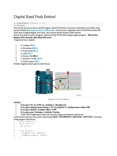 Digital Read Push Button Pdf