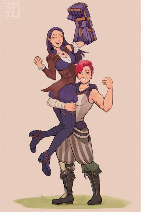 League Of Legends Caitlyn And Vi