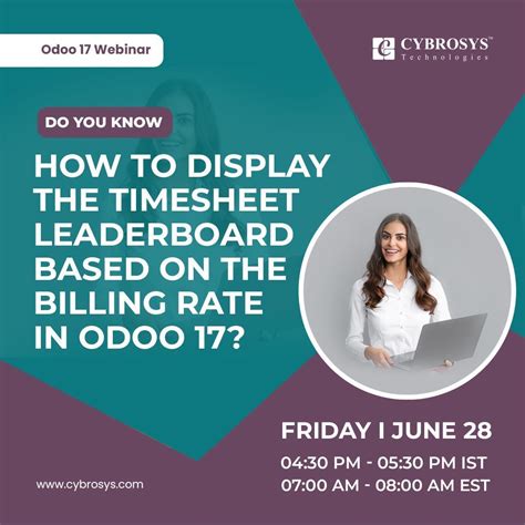 Cybrosys Technologies Pvt Ltd On Linkedin Webinar Freewebinar Odoo17 Projectmanagement