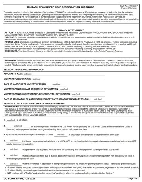 Dd Form 3145 4 Printable Form 2025