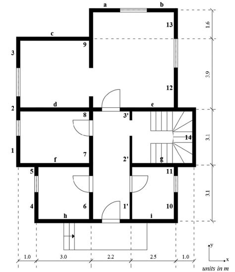 Plan View Of Urm Building Download Scientific Diagram