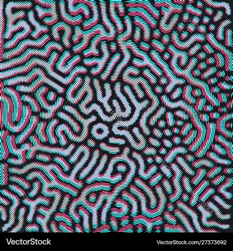 Turing Morphogenesis Reaction Diffusion Pattern Vector Image