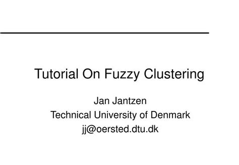 ppt tutorial on fuzzy clustering powerpoint presentation free