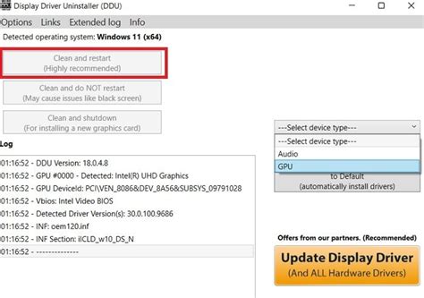 Como resolver o código de erro no Windows e corrigir uma GPU defeito Moyens I O